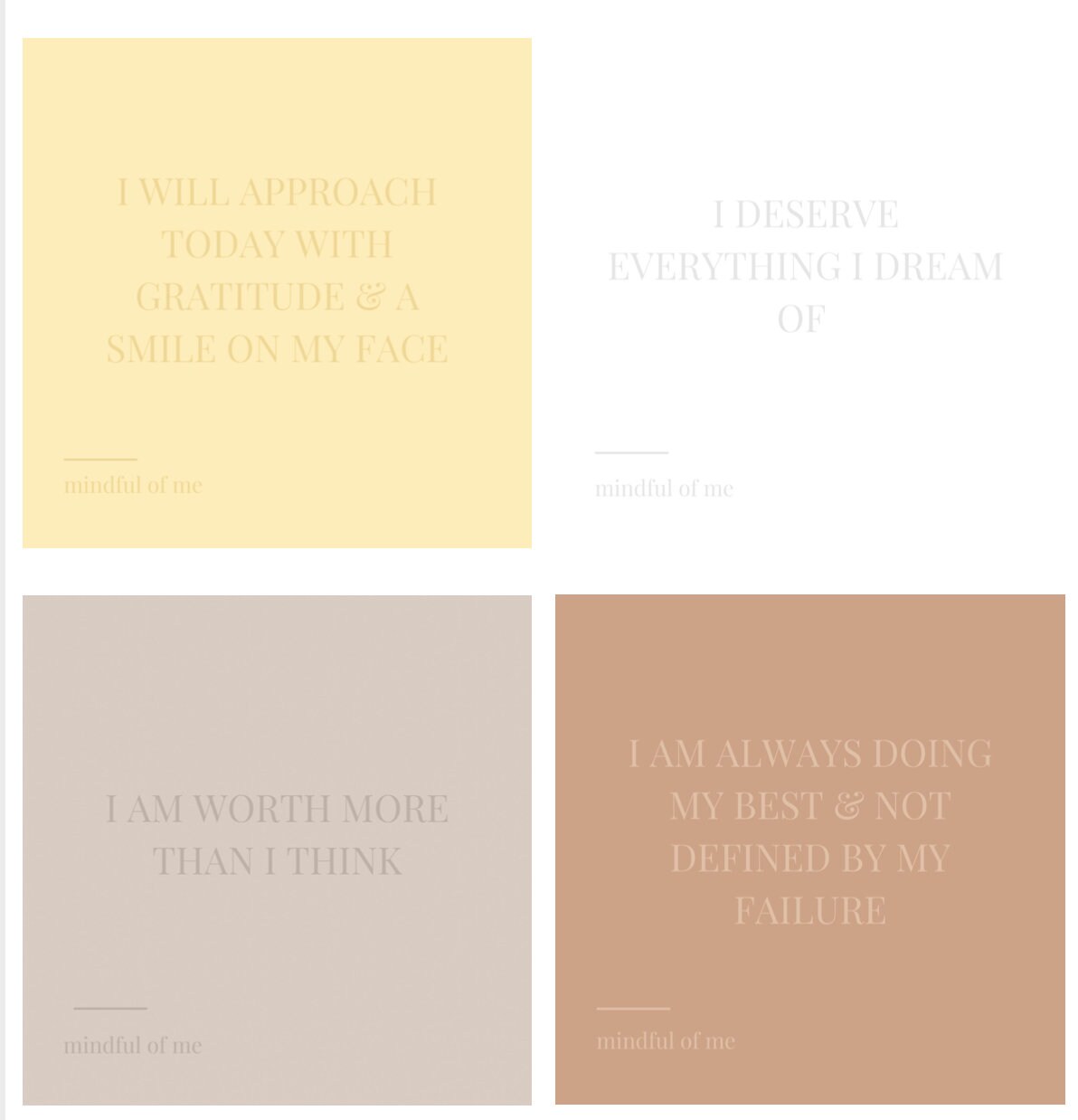 20 Printable Affirmation Cards, Self-love Cards, Motivational and ...