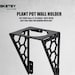 3 in 1 Package Pot Plant Holders - Wall Mount - Hex - DXF Digital File ...
