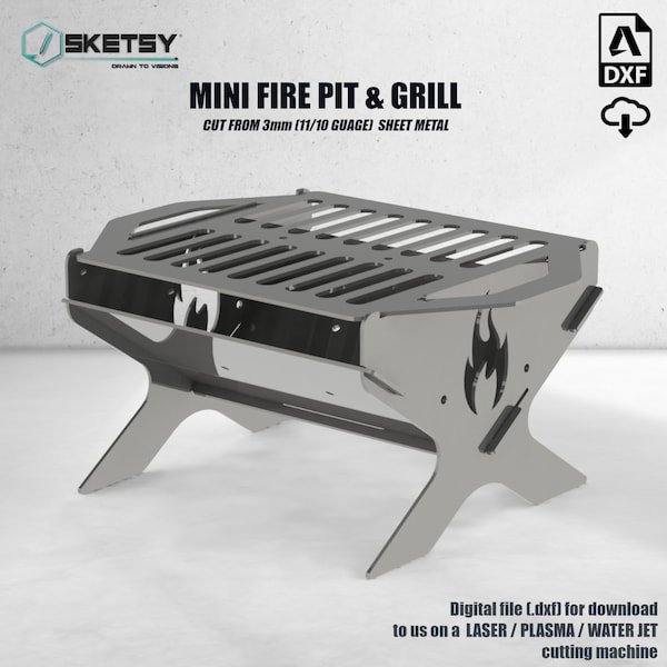 Fire Pit Dxf - Etsy