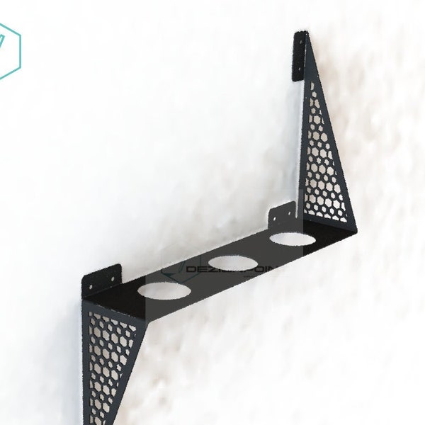 3 in 1 Package Pot Plant Holders Wall Mount Hex DXF Digital File - Etsy