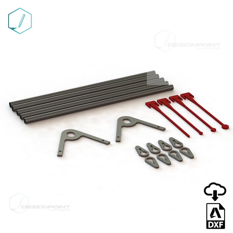 KYL Rack Shooting Target Parts Dxf Digital File Cnc Cutting - Etsy