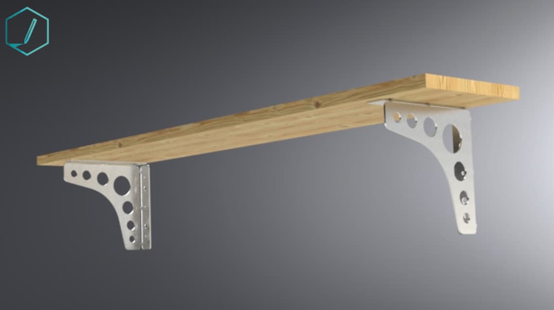 Shelf Bracket DXF File for CNC Cutting Circular - Etsy