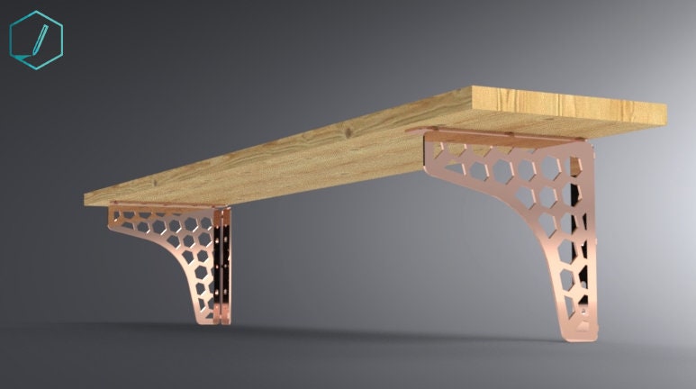 Shelf Bracket DXF File for CNC Cutting Honeycomb 1 - Etsy Canada