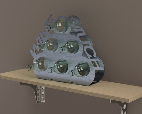 Wine Rack Stand DXF Digital File for CNC Plasma/laser | Etsy