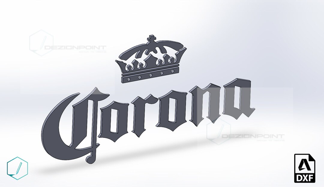 Corona DXF Digital File for Cnc Laser/plasma/waterjet Cutting - Etsy