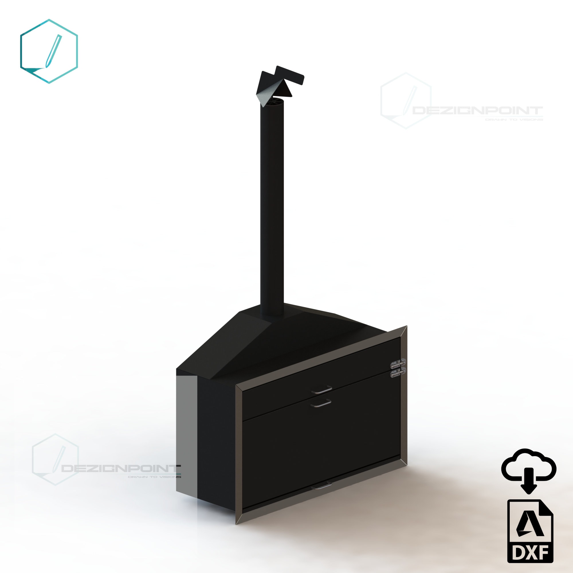 Built in BBQ / Smoker DXF Files and Material List - Etsy