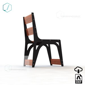 Dining Chair DXF File for Laser/plasma Cut - Etsy