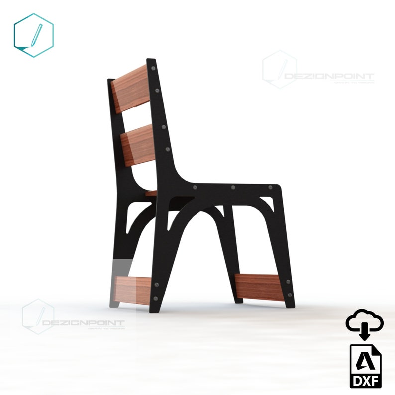 Dining Chair DXF File for Laser/plasma Cut - Etsy
