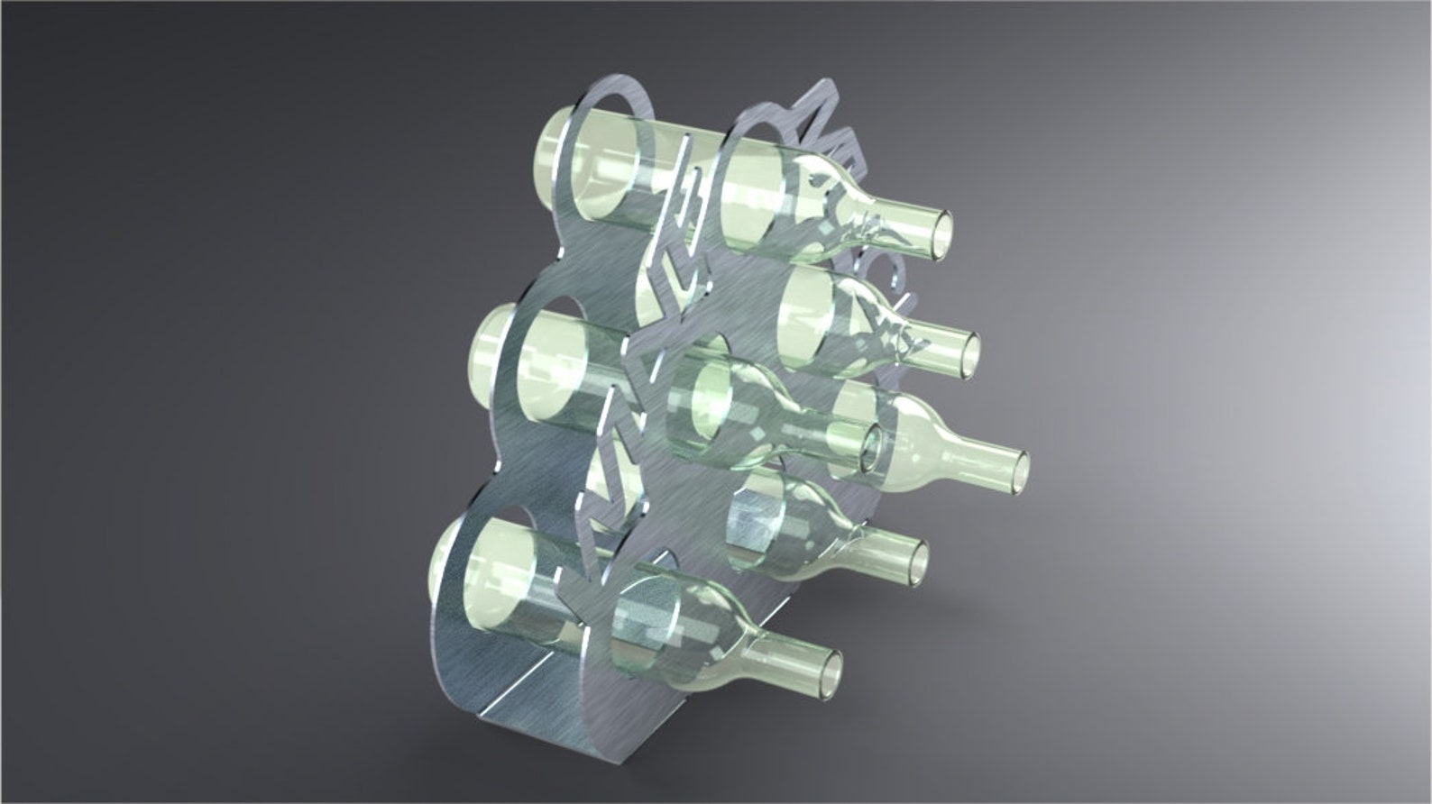 Wine Rack Stand DXF Digital File for CNC Plasma/laser | Etsy