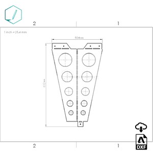 Straight - Circular Modern Table Legs DXF File for CNC Laser/plasma ...