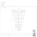 Straight - Circular Modern Table Legs DXF File for CNC Laser/plasma ...