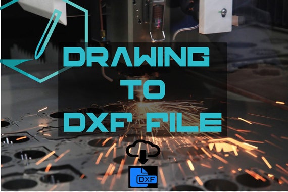 MULTIPLE PARTS Dibujo a DXF conversión de archivos - Etsy México