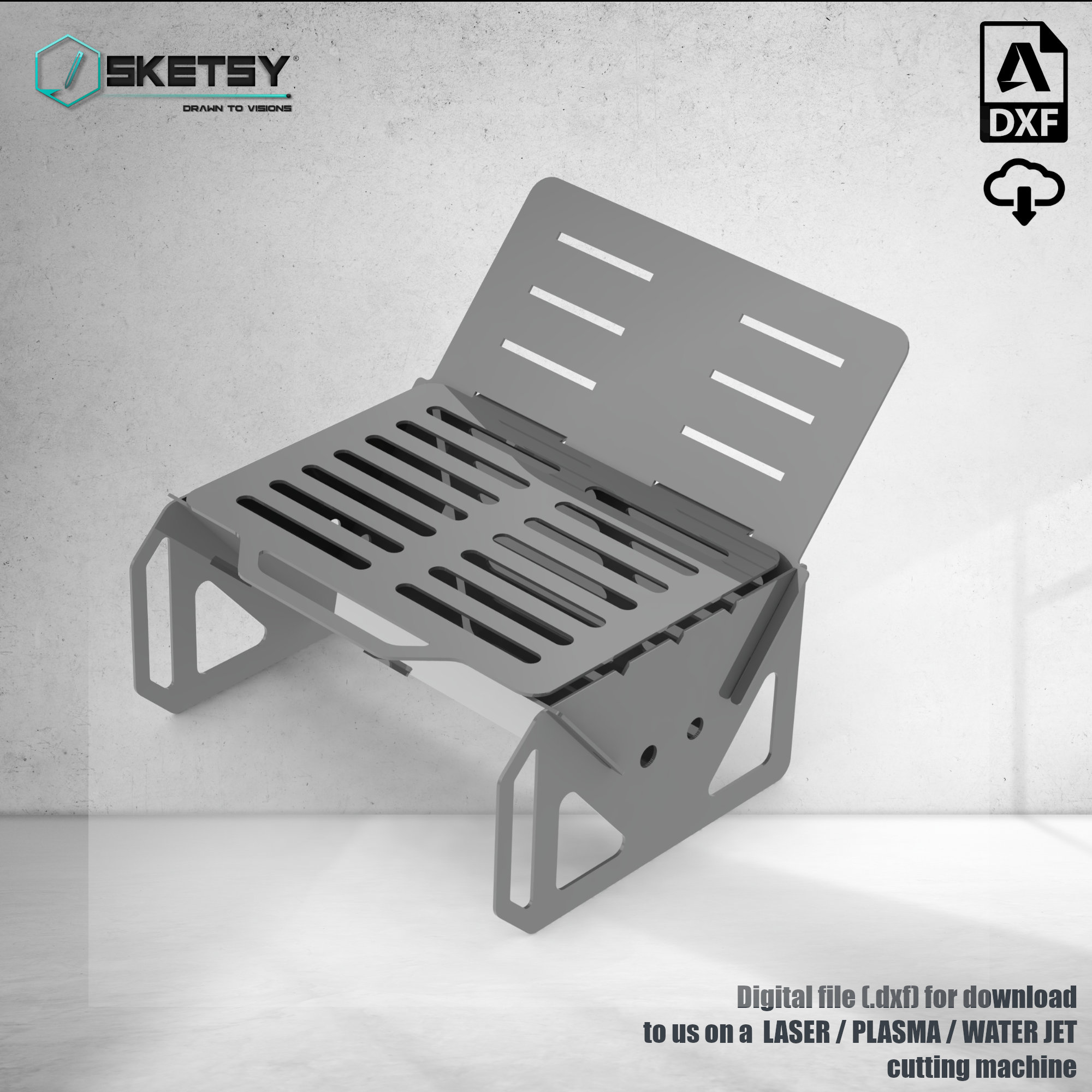 Mini Collapsible Fire Pit BBQ Dxf Files - Etsy