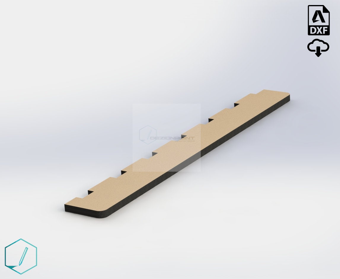 Tri-wood Shelve DXF Digital File for CNC Cutting - Etsy