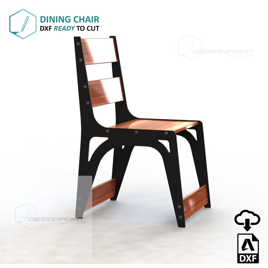 Dining Chair DXF File for Laser/plasma Cut - Etsy
