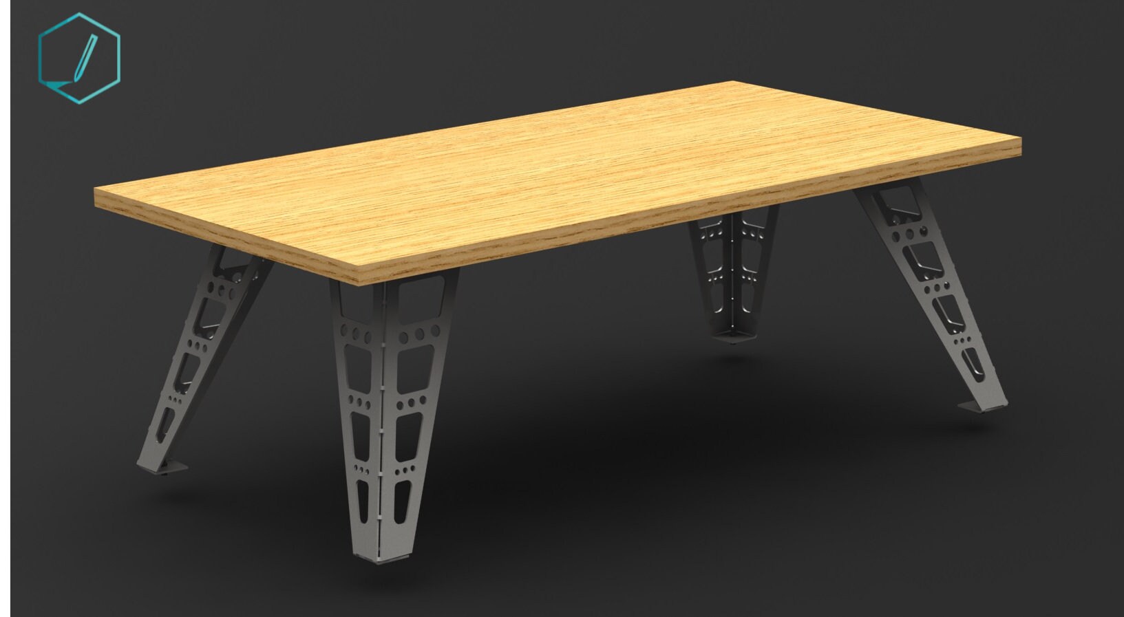 Industrial Styled Table Legs DXF File for CNC Laser/plasma Cutting - Etsy