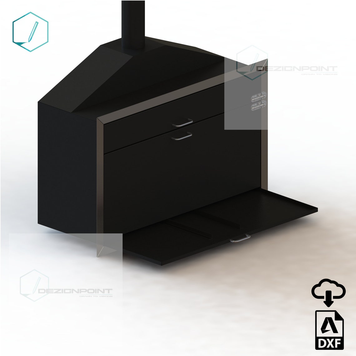 Built in BBQ / Smoker DXF Files and Material List - Etsy