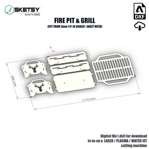 Fire Pit & Grill - CNC Ready Dxf Files - Etsy