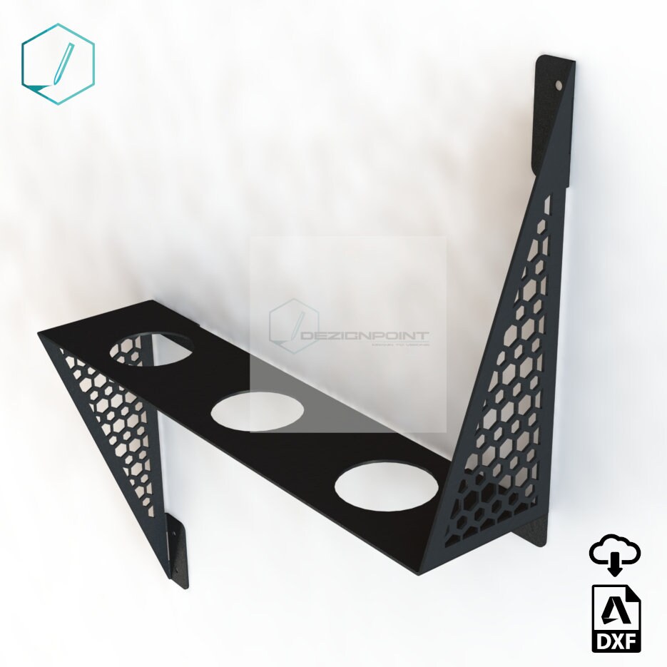 3 Pot Plant Holder - Pint - DXF Digital File - Etsy