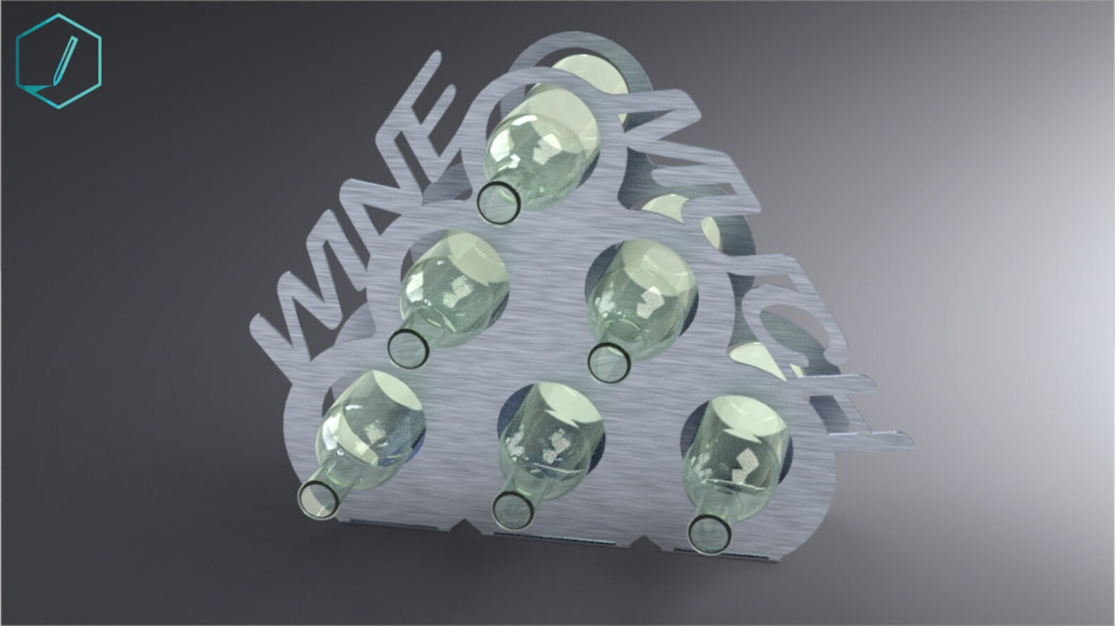 Wine Rack Stand DXF Digital File for CNC Plasma/laser - Etsy