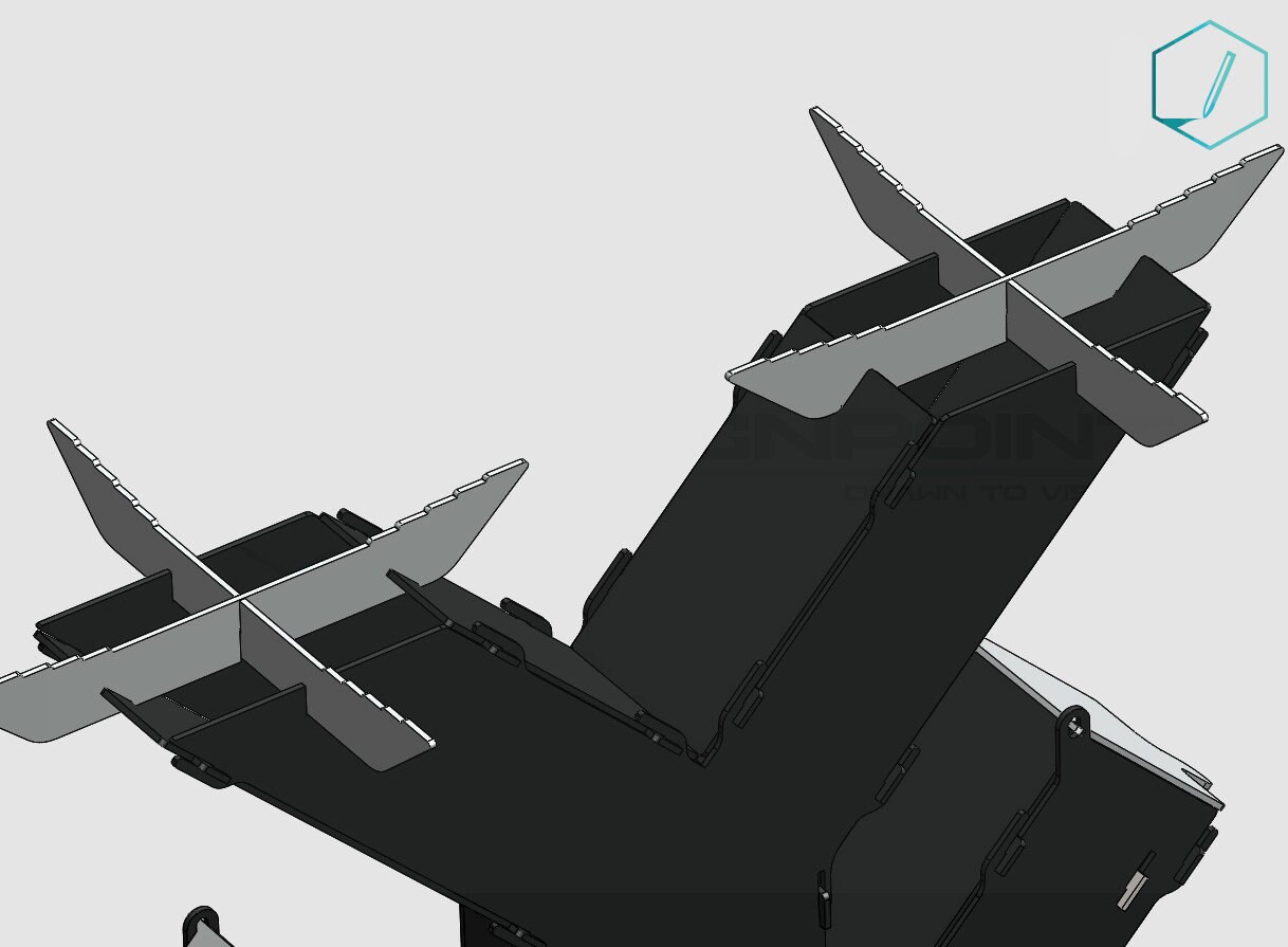 Dual Rocket Stove CNC Digital File DXF - Etsy