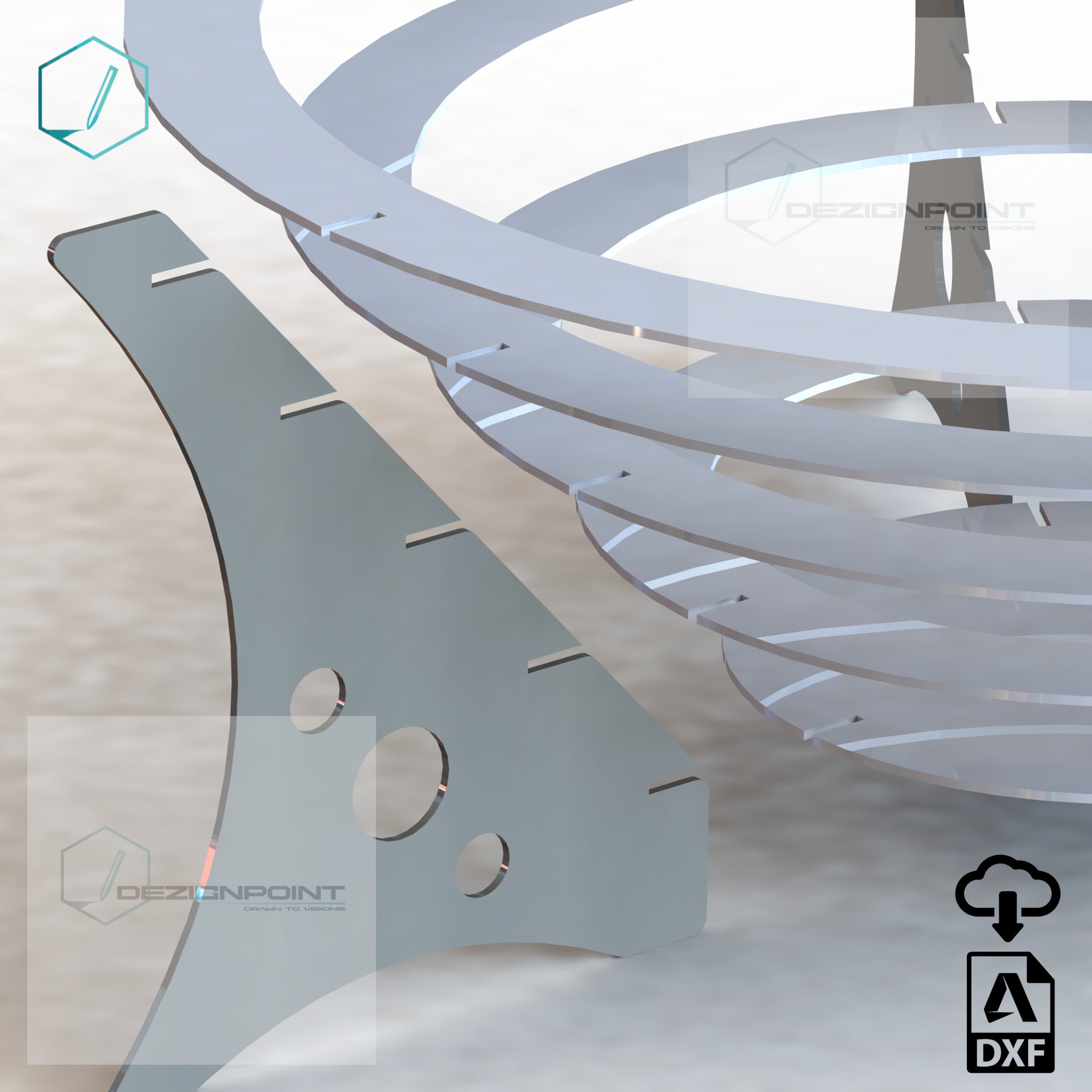 Circular Fire Pit DXF Files - Etsy