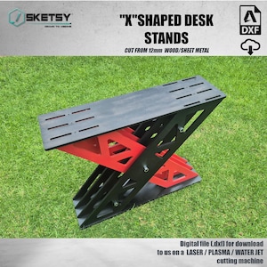 X Shaped Desk Stands - Etsy