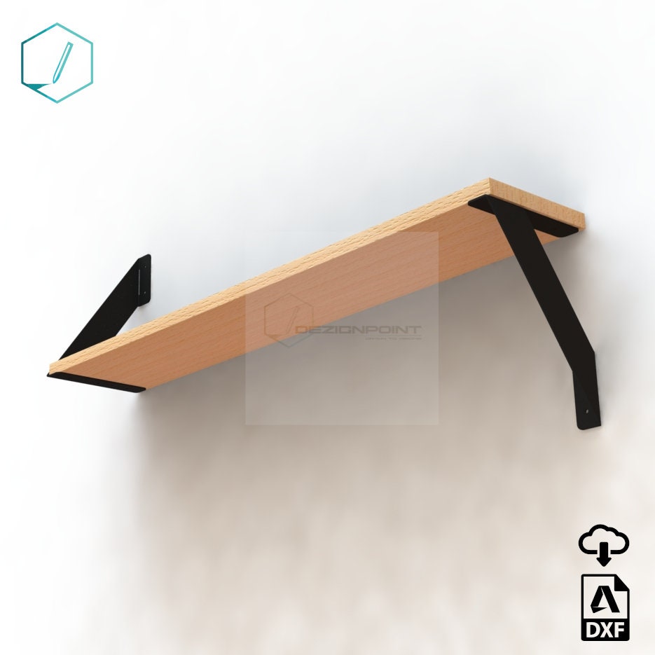 Buy Shelf Bracket DXF File for CNC Cutting Skew Online in India - Etsy