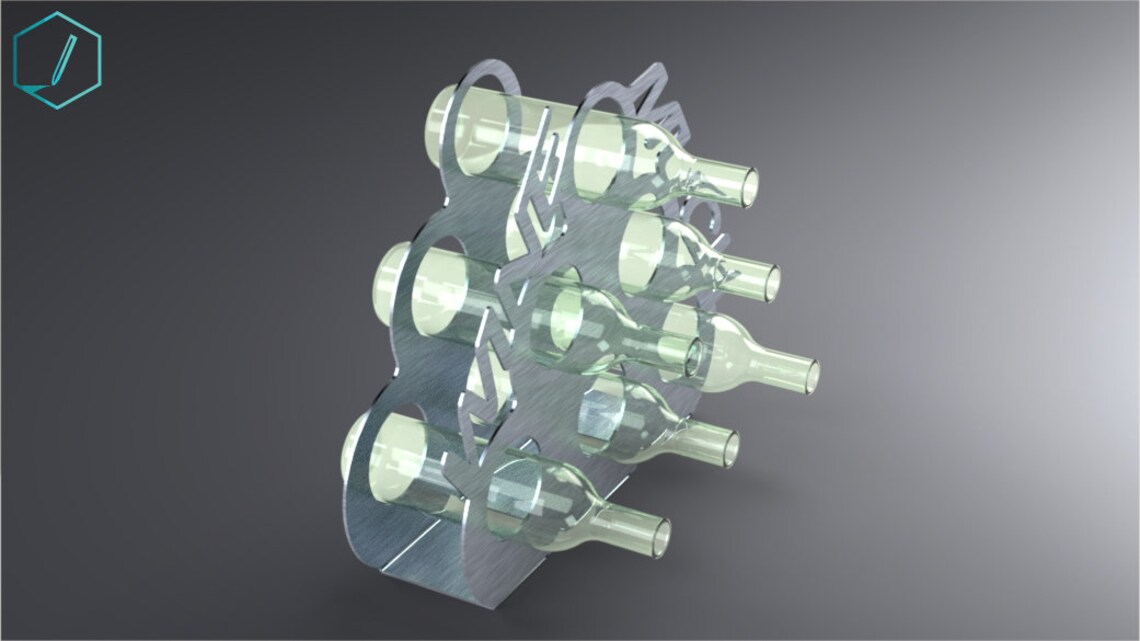 Wine Rack Stand DXF Digital File for CNC Plasma/laser - Etsy