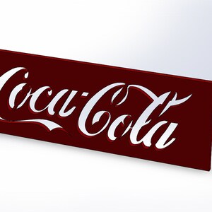 Coca-cola DXF Digital for Plasma/laser Cutting - Scale to Size - Etsy
