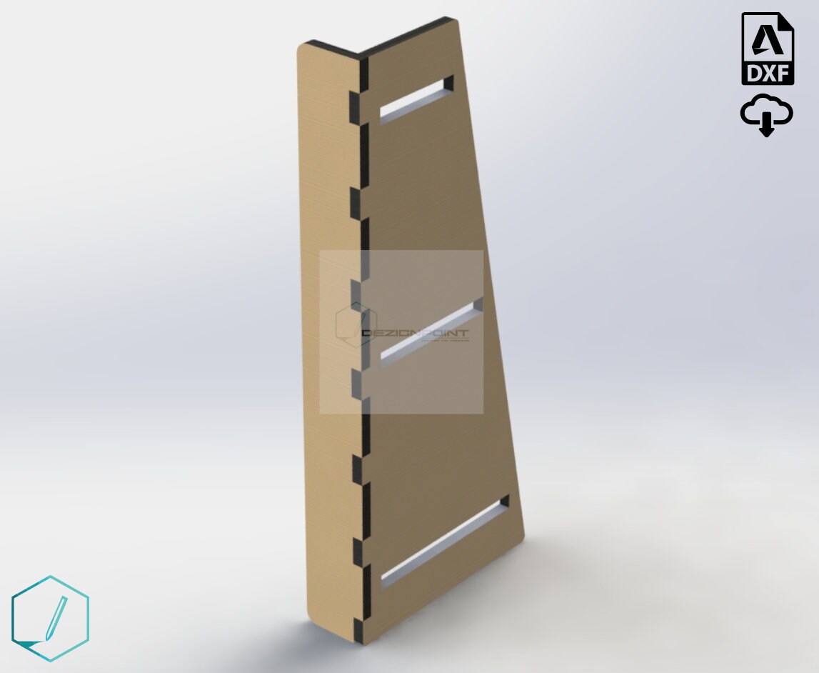 Tri-wood Shelve - DXF Digital File for CNC Cutting - Etsy
