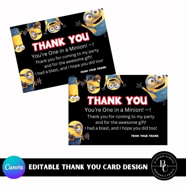 Minion danke - Etsy.de
