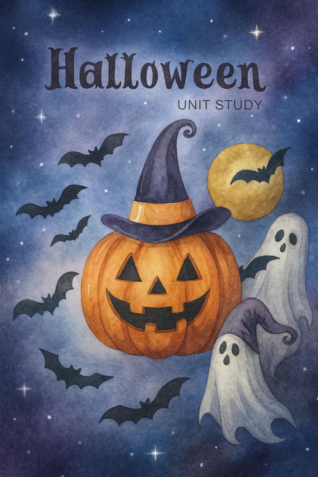 Halloween Unit Study Printable | Spooky Homeschool Activities for Kids ...