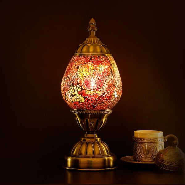 Mosaic Table Lamp - Etsy
