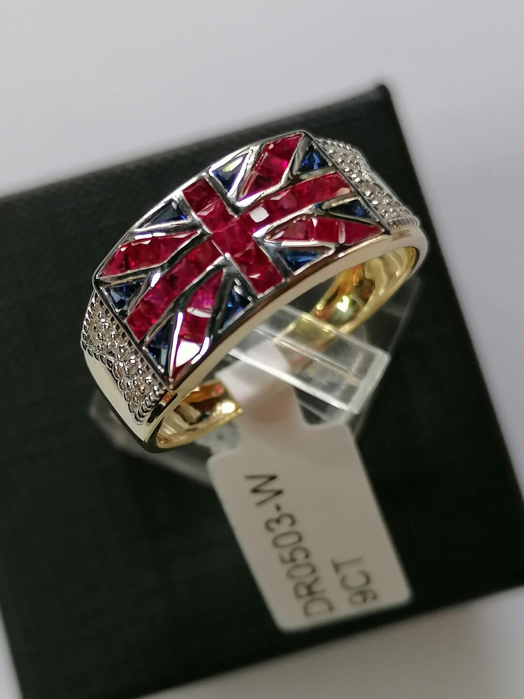 Union Jack 9ct Yellow Gold Union Jack Ring. Dr0503.buy One Get One Half ...