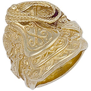 Saddle gold ring store