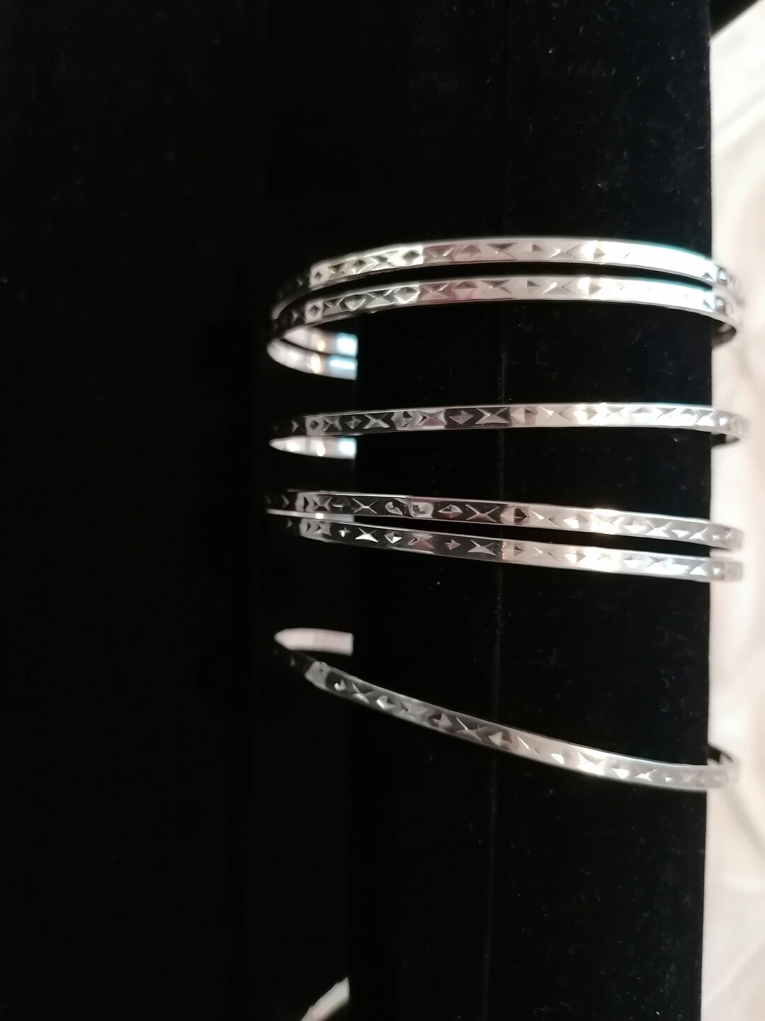 925 Sterling Silver Slave Bangles - Etsy UK