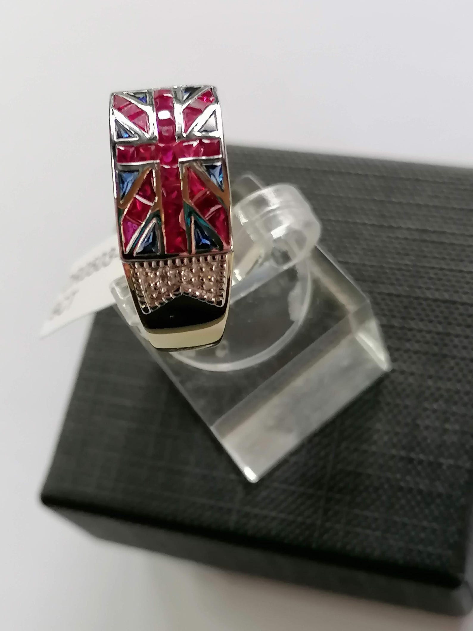 Union Jack 9ct Yellow Gold Union Jack Ring. Dr0503.buy One Get One Half ...