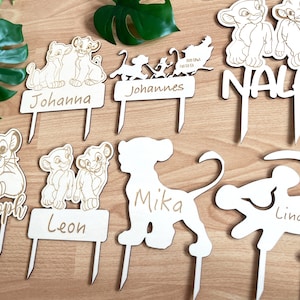 Simba Cake Topper, Lion King Cake Topper for Children's Birthdays Made ...