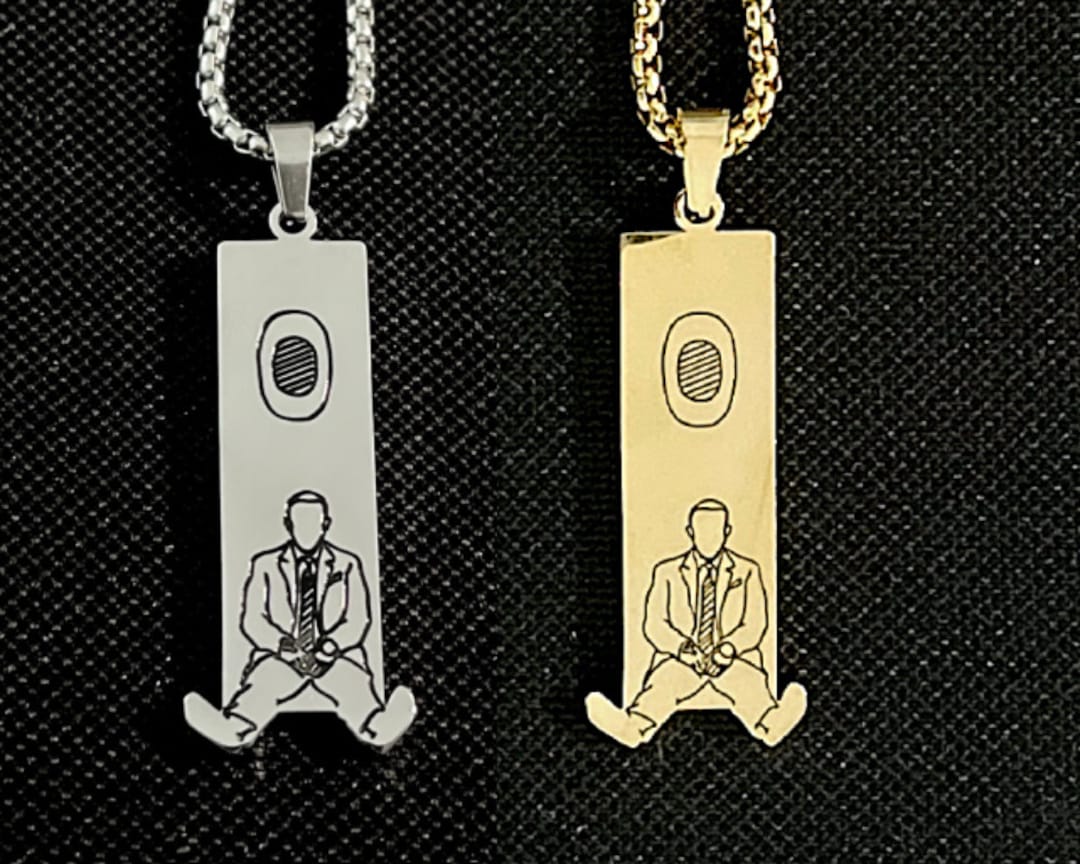 Swimming Stainless Steel Necklace, American Hip Hop Rapper Necklace ...