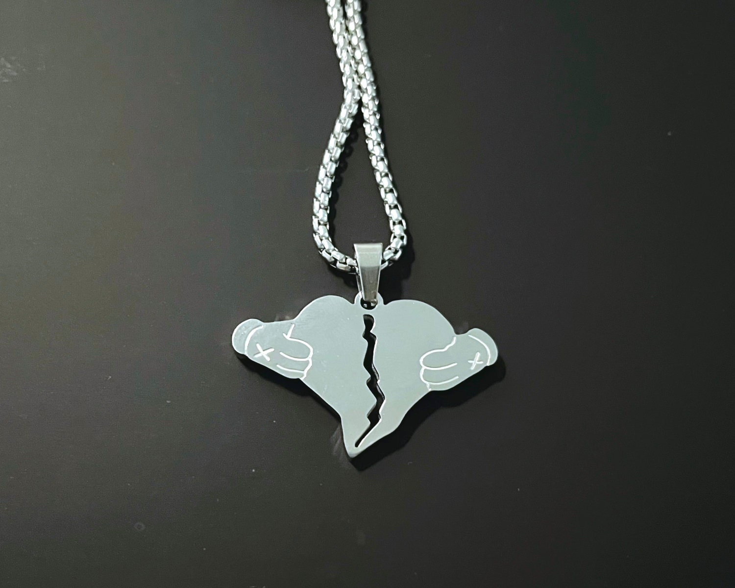 808s & Heartbreak Stainless Steel Necklace, American Hip Hop Rapper ...