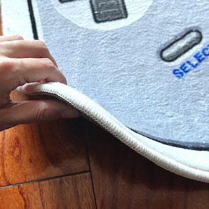 Retro Game Controller Tufted Rug, Christmas Gift for Gamer, Retro Style ...