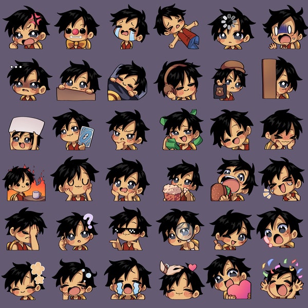 Cute Emote One Piece - Etsy