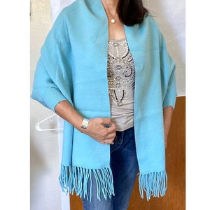 Fringe Wraps Poncho/open Front Poncho/pdf Sewing Pattern/ One Size - Etsy