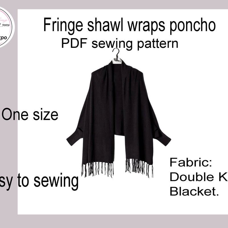 Open Front Poncho - Etsy