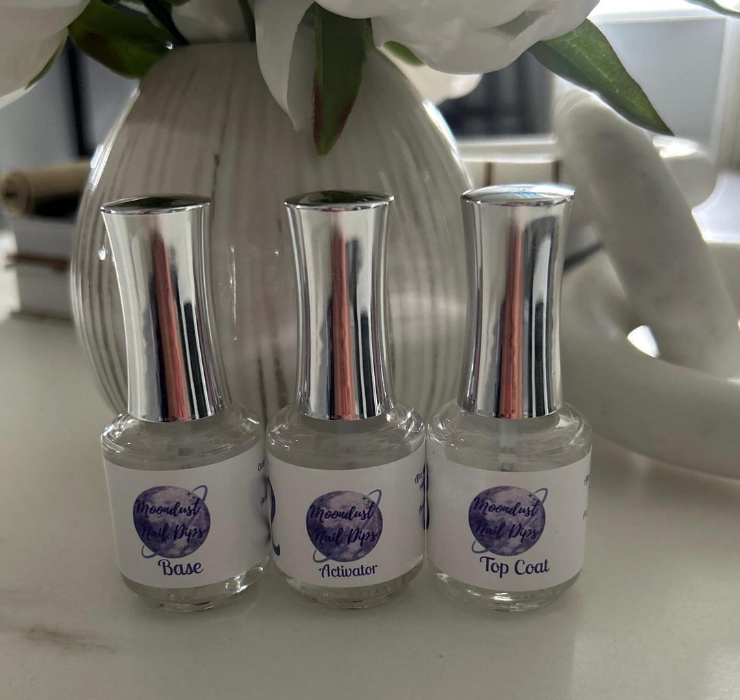 Dip Liquids- Dip Liquid, Base Coat, Activator, Top Coat, Hema Free, Dip ...