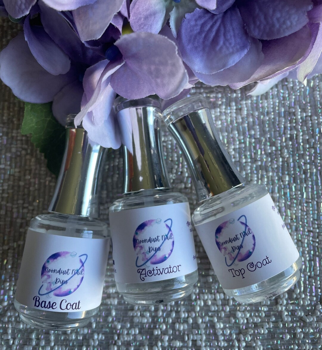 Dip Liquids Dip Liquid Base Coat Activator Top Coat Hema - Etsy