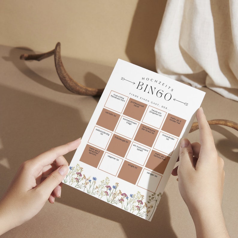 Wedding Bingo Template Customizable - Get to Know Each Other Bingo as a ...
