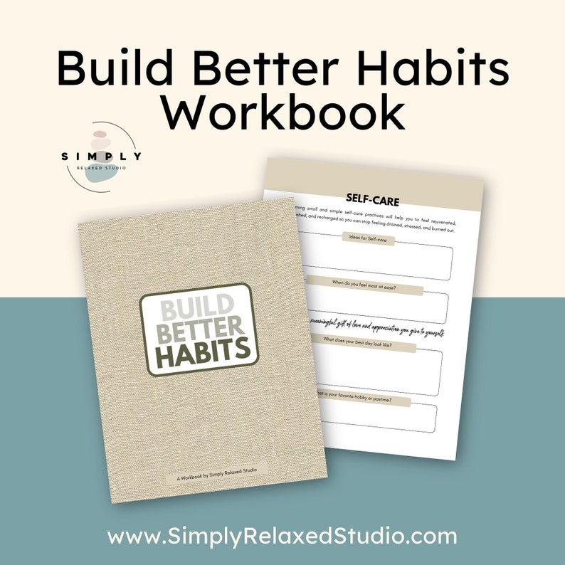 Build Better Habits Printable Workbook - Etsy
