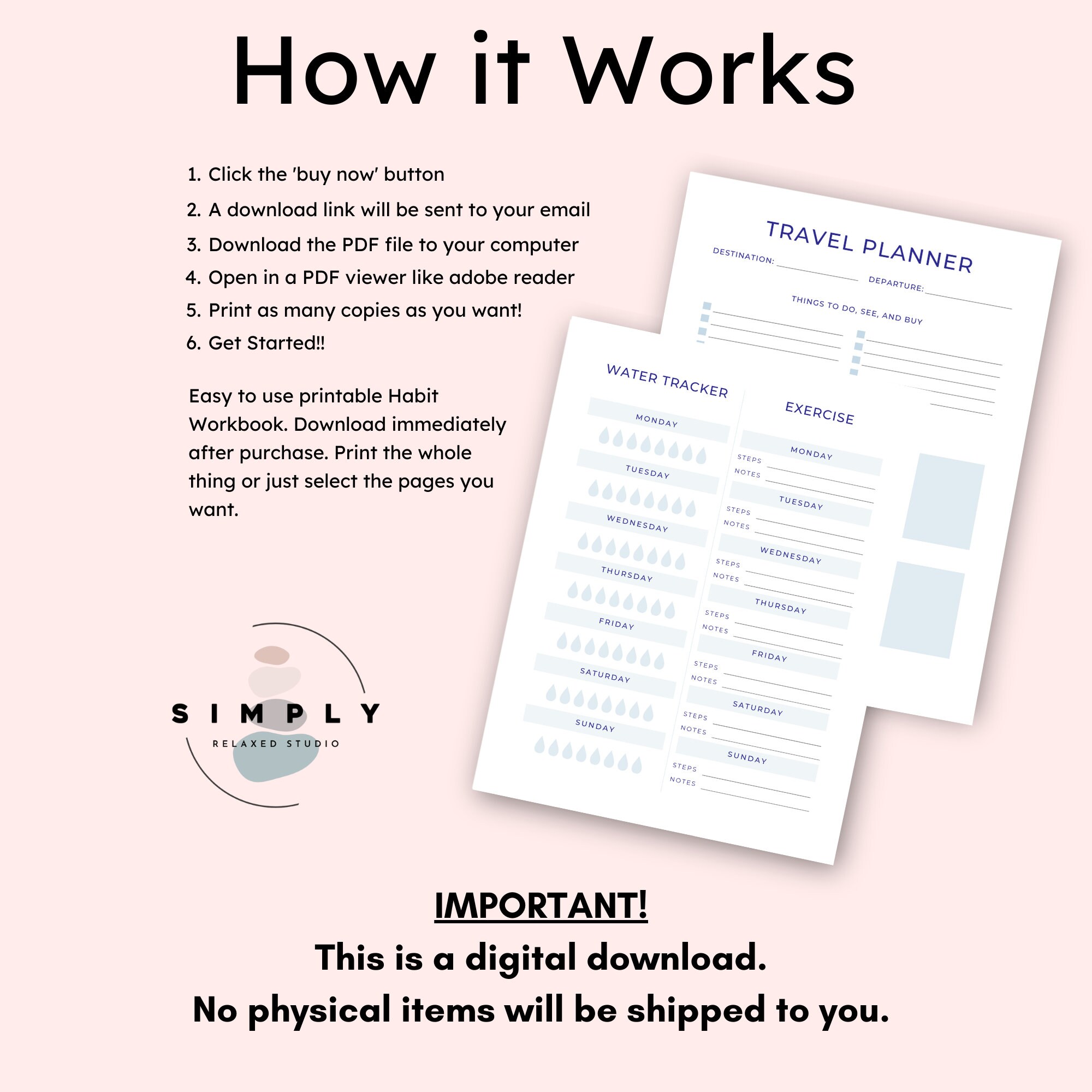 Undated Life Planner Printable Planner Organization & - Etsy